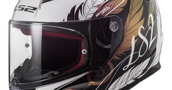 LS2 Rapid Boho Black White Pink